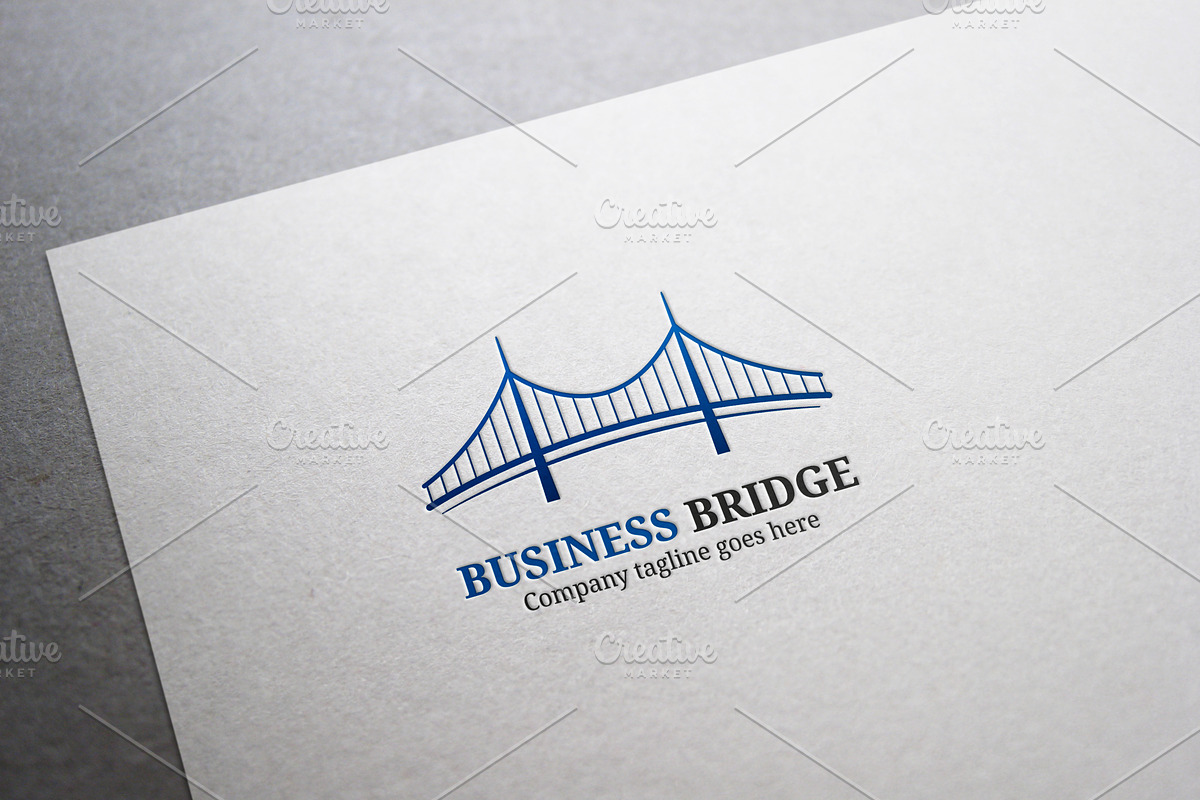Business Bridge Logo, a Branding & Logo Template by XpertgraphicD