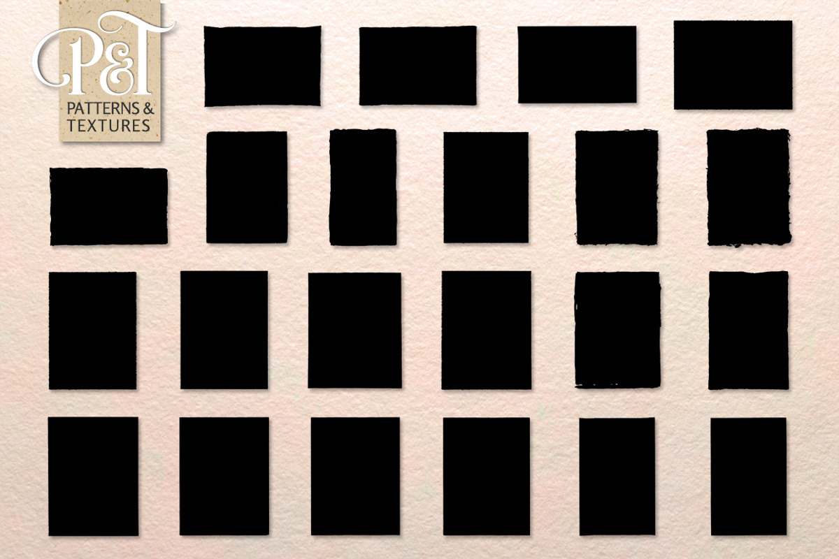 Deckled Edge Masks, a Texture Graphic by Patterns & Textures | Creative ...