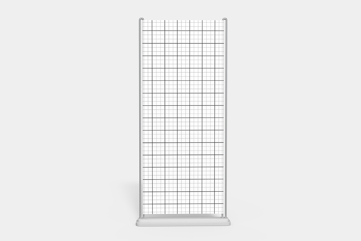 Minimal Roll Up Banner Mockup PSD