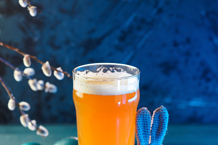 Easter craft beer. Happy Easter, a Holiday Photo by PavelKant