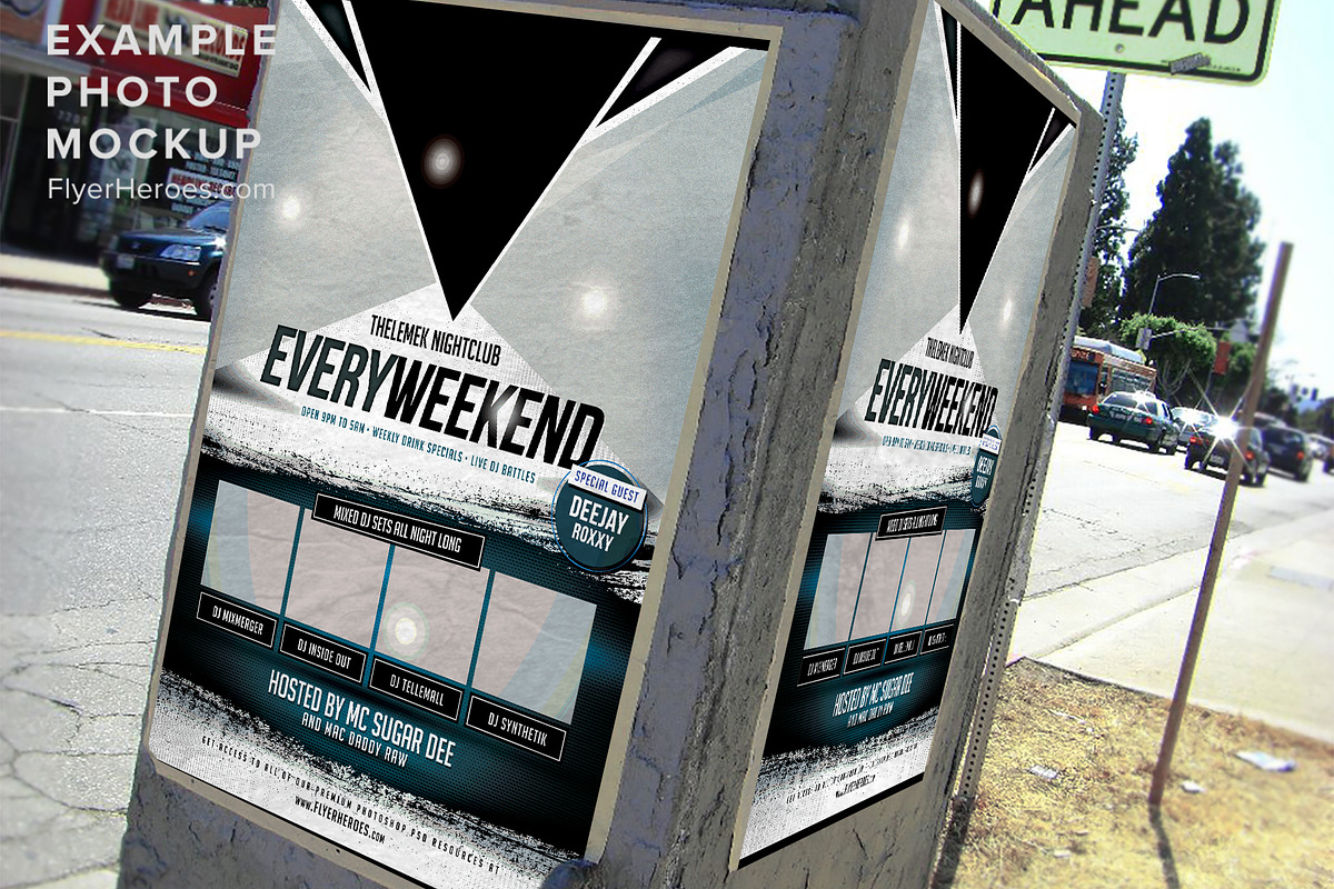 Every Weekend Flyer Template, a Flyer Template by FlyerHeroes