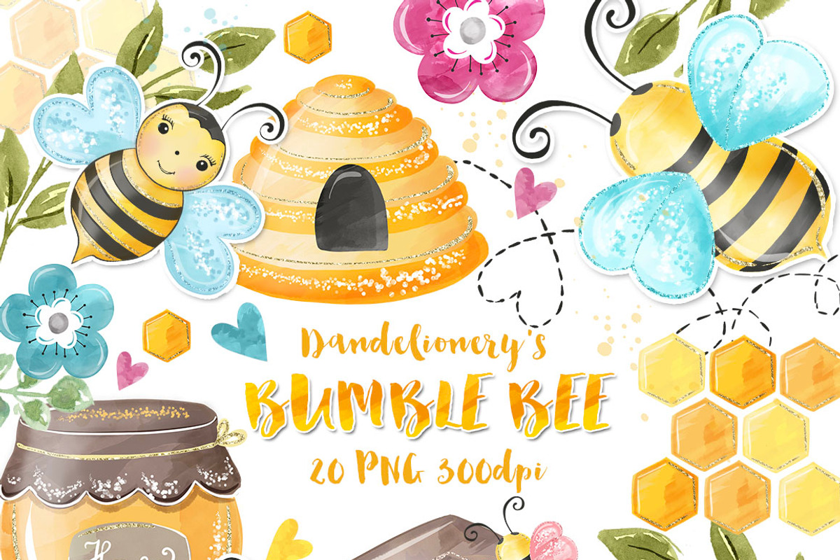 Bumble Bee design, an Illustration by designloverstudio