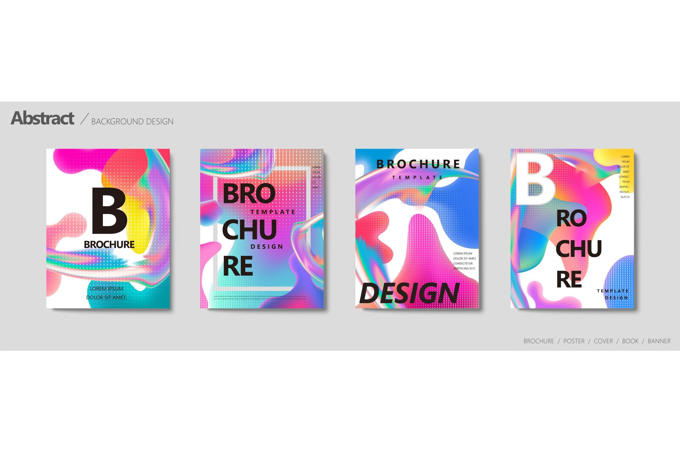 Fluid liquid shape brochure, a Magazine Template by TotallypicRF