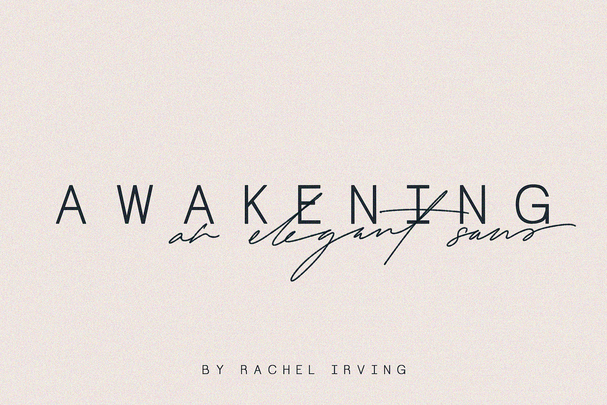Awakening | Sans Serif Font