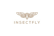 Insect Fly Lineart Logo | Branding & Logo Templates ~ Creative Market