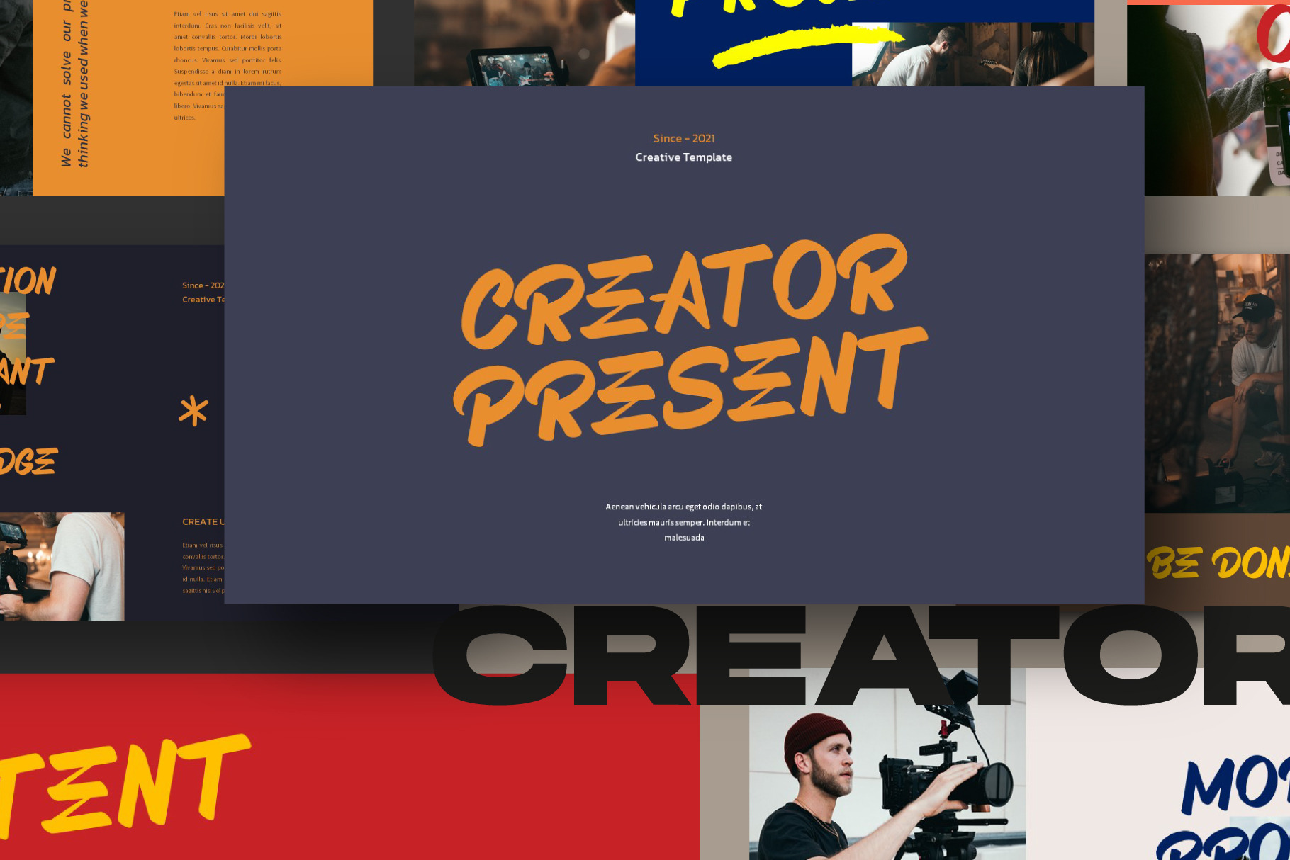 Creator Powerpoint Template, a Presentation Template by Yo Slide