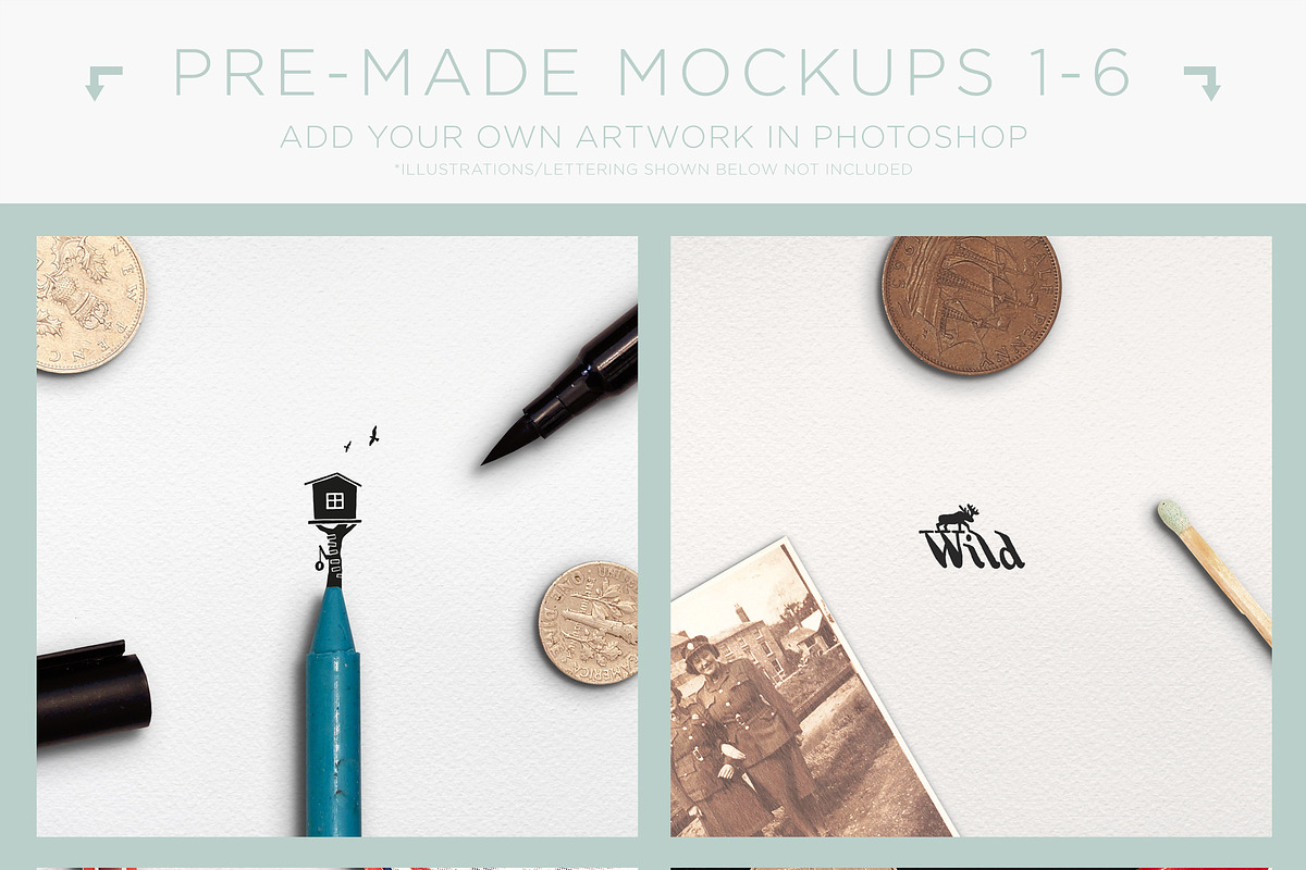 Mini Mockups, a Mockup by Design Surplus