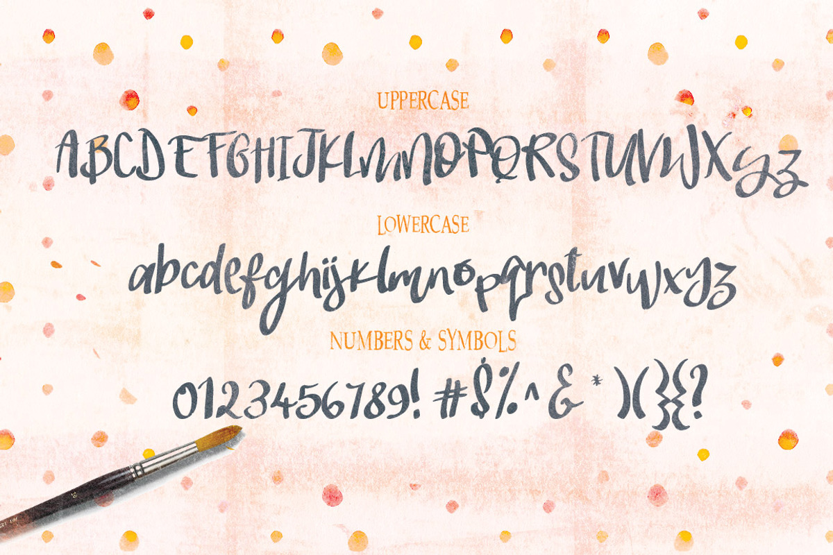 Yellow Gold Font Typeface, a Font by Creativeqube Design