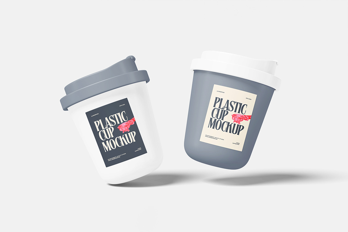 Plastic Cup Mockup, a Packaging Mockup by bimockup