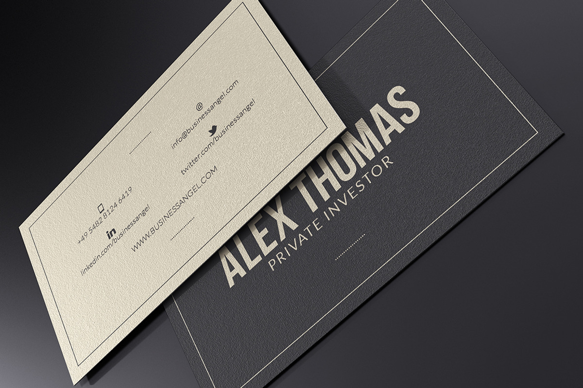 Executive Business Card, a Business Card Template by Marvel