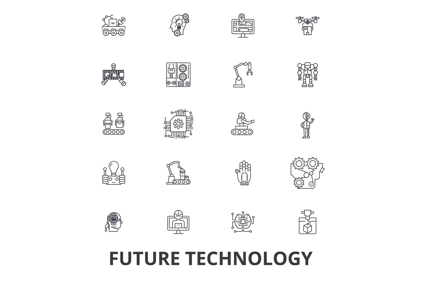Future technology, future vision, futuristic, business, robot, cyborg ...