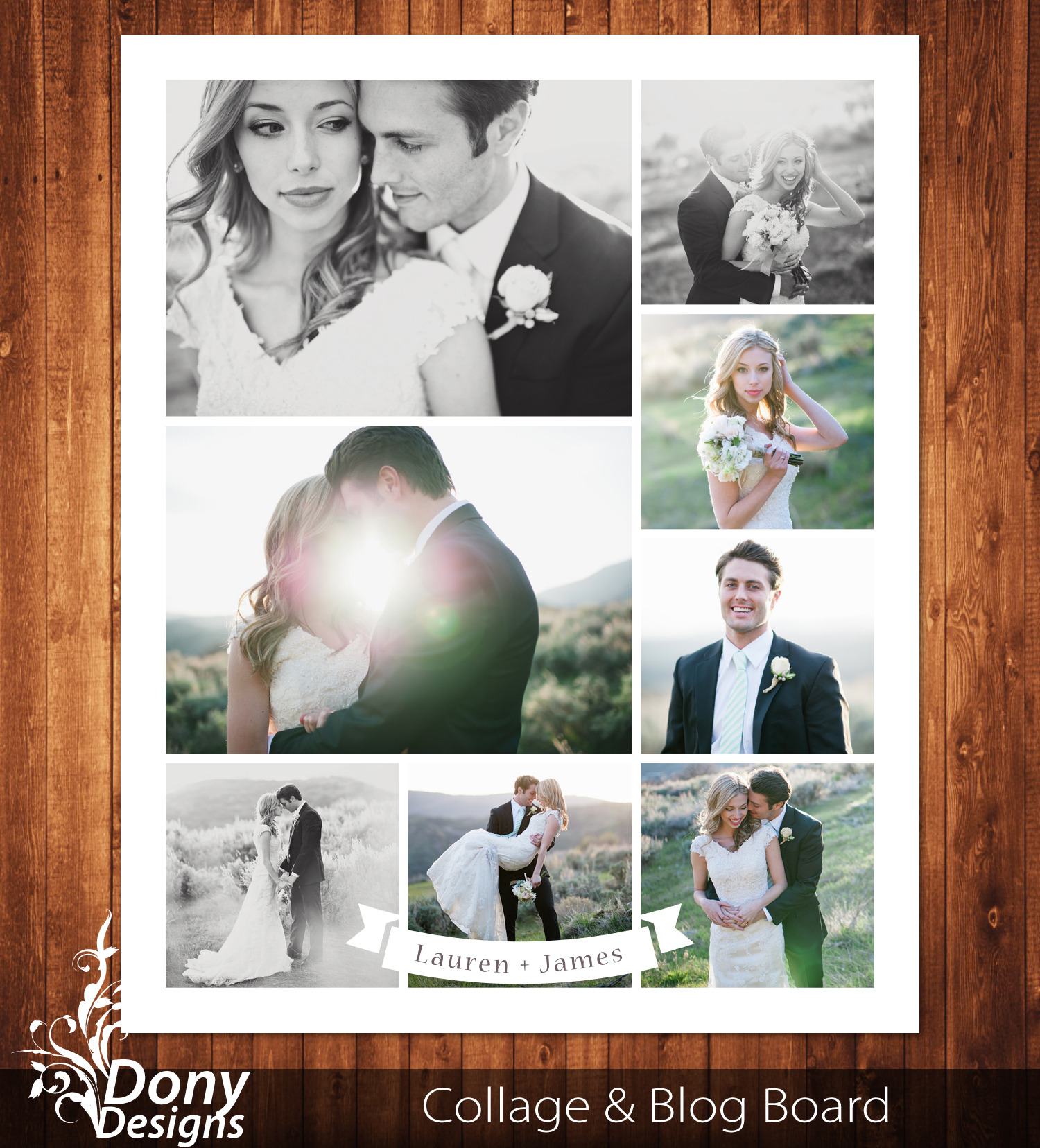 Wedding Templates Photo Collage, a Card Template by DonyDesigns