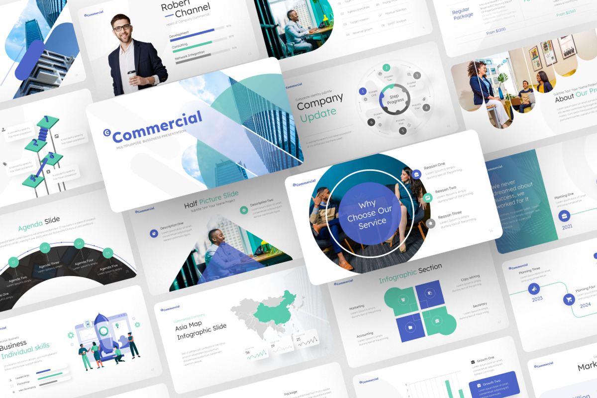 Commercial PowerPoint Template