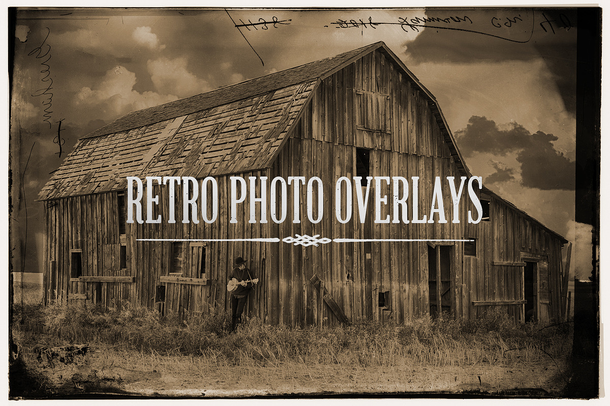 Tintype Textures, a Texture Graphic by Blue Line Design