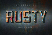 Rusty Font, a Handwritten Font by KengGraphic | Creative Market