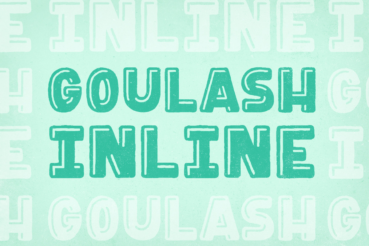 Goulash 3-Font Family, a Font by Satchel & Sage