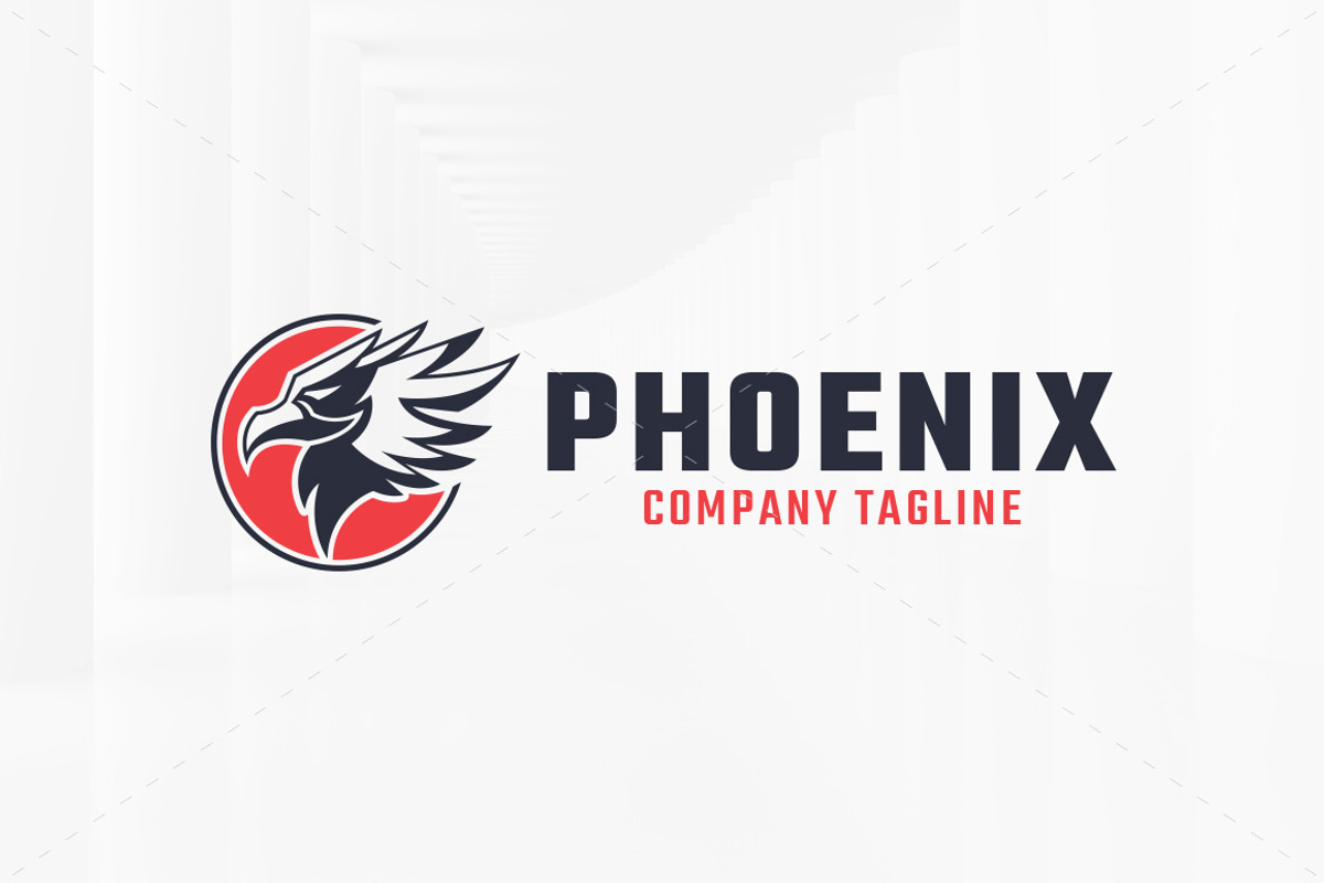 Phoenix Head Logo Template, a Branding & Logo Template by LOGOMAGINE