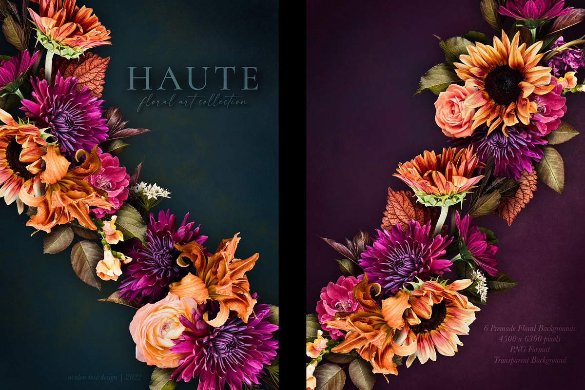Haute Floral Art Collection, an Object Graphic by Eclectic Anthology
