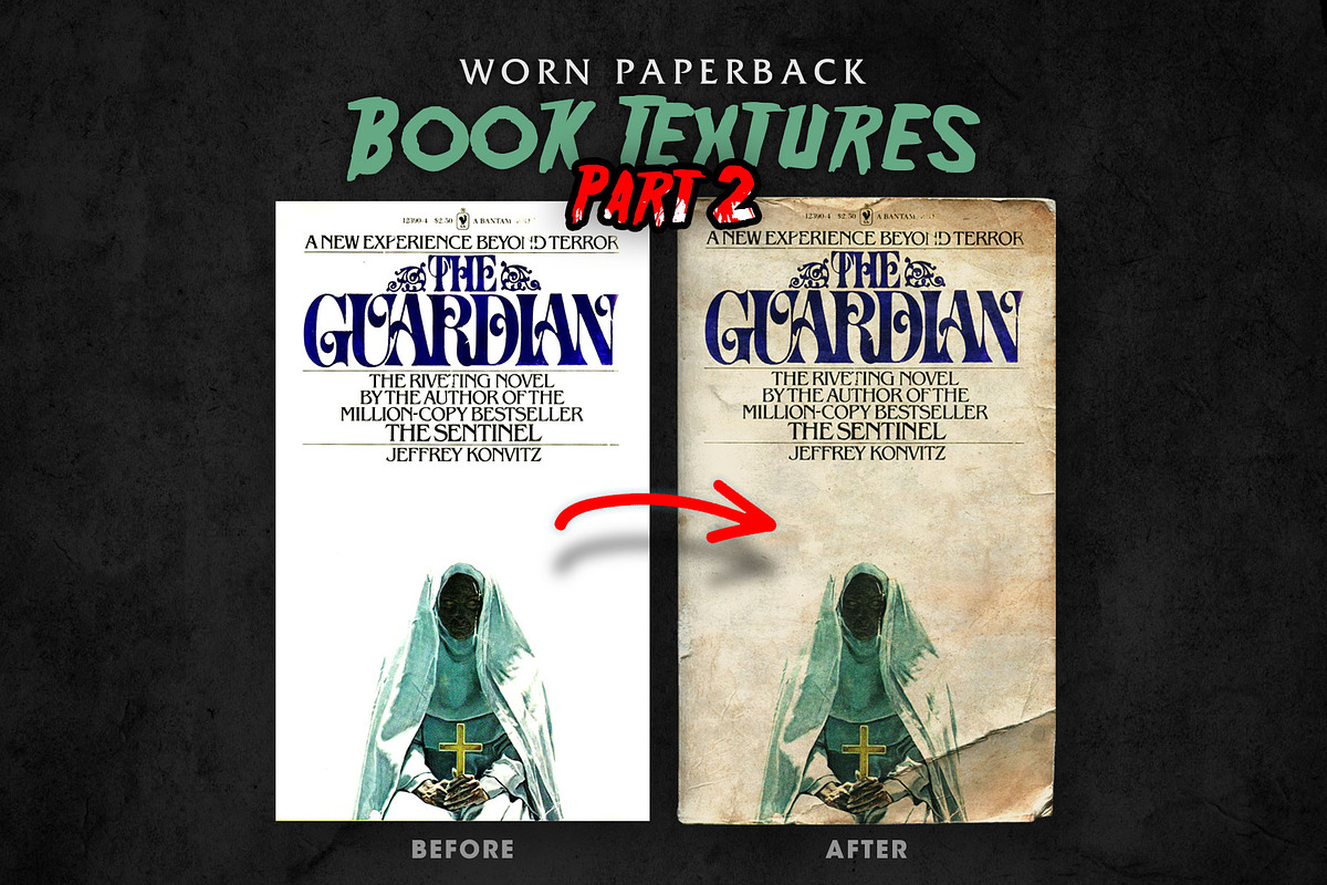 Worn Paperback Book Textures Part 2, a Texture Graphic by Jeff Finley