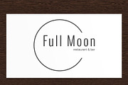 Full Moon Restaurant Logo - PSD | Branding & Logo Templates ~ Creative ...