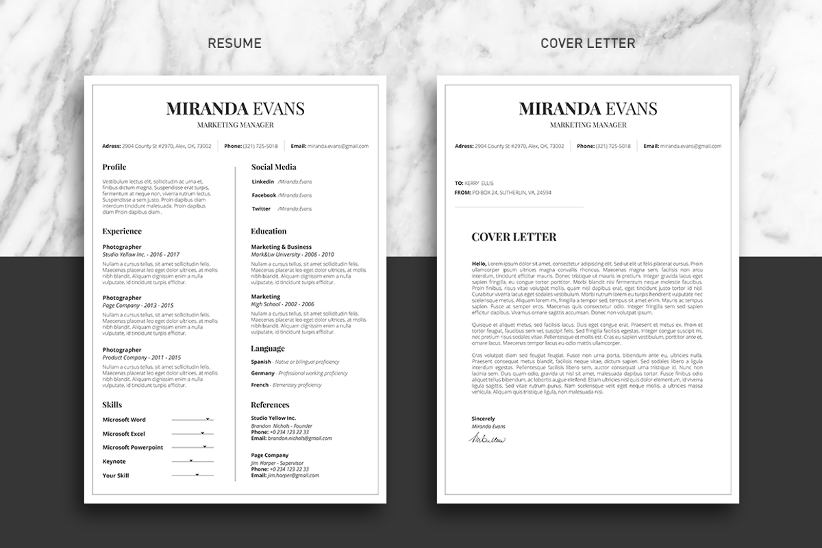 Colorful Polite Resume Template, a Resume Template by Big Zone Studio