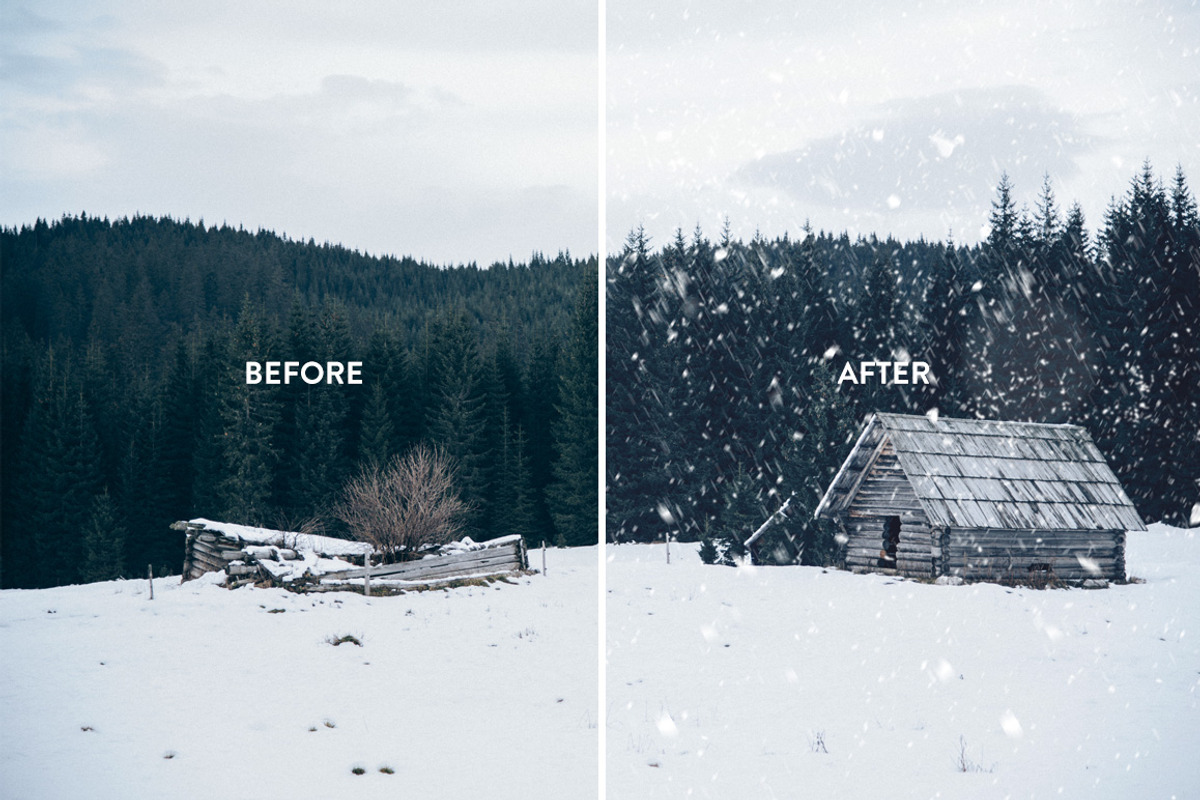 12 Snowflake overlays, a Texture Graphic by Graphic Goods Co