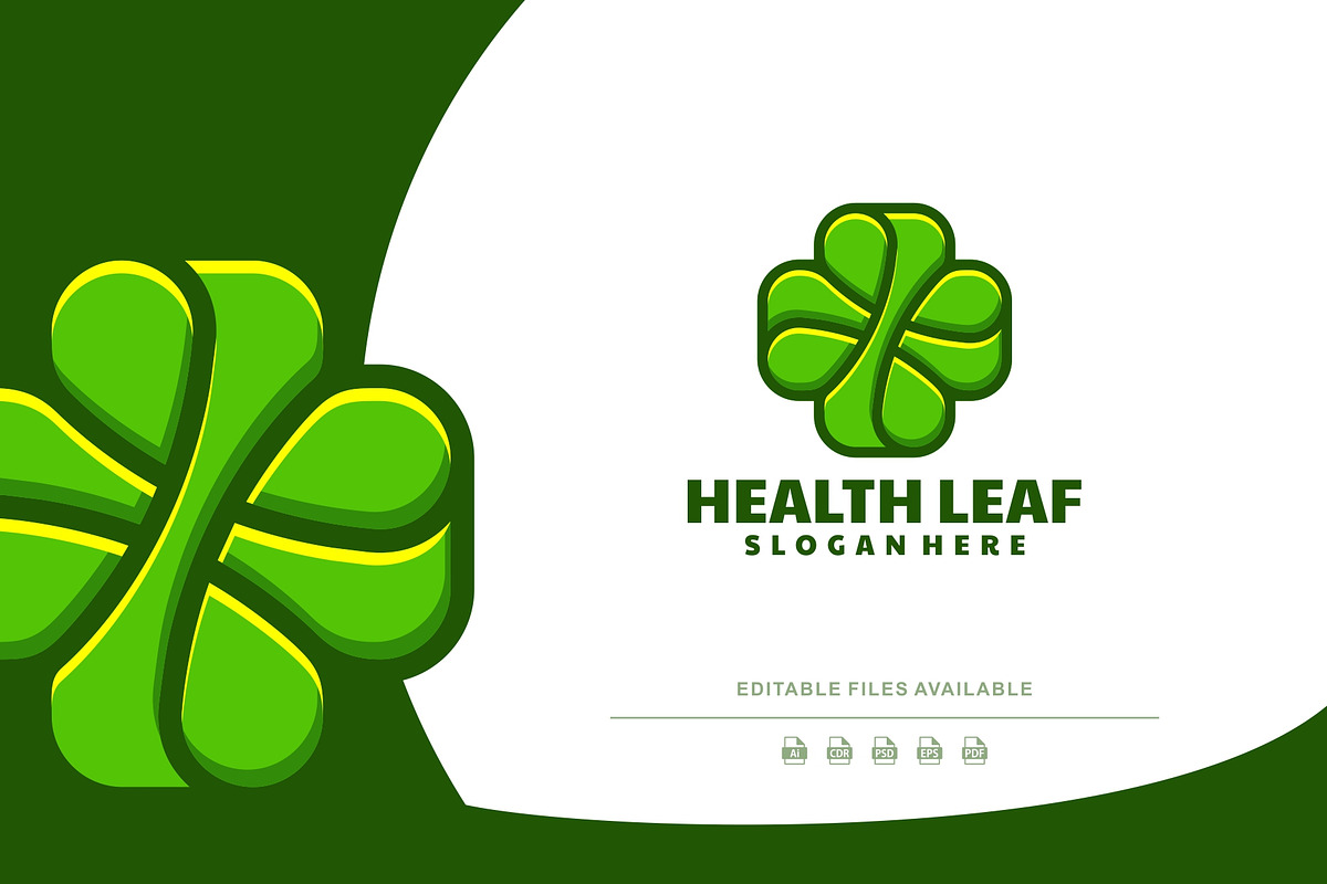 Healthy Leaf Logo | Creative Market