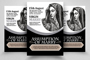 Assumption Of Marry Flyer/Poster, a Flyer Template by Psd Templates