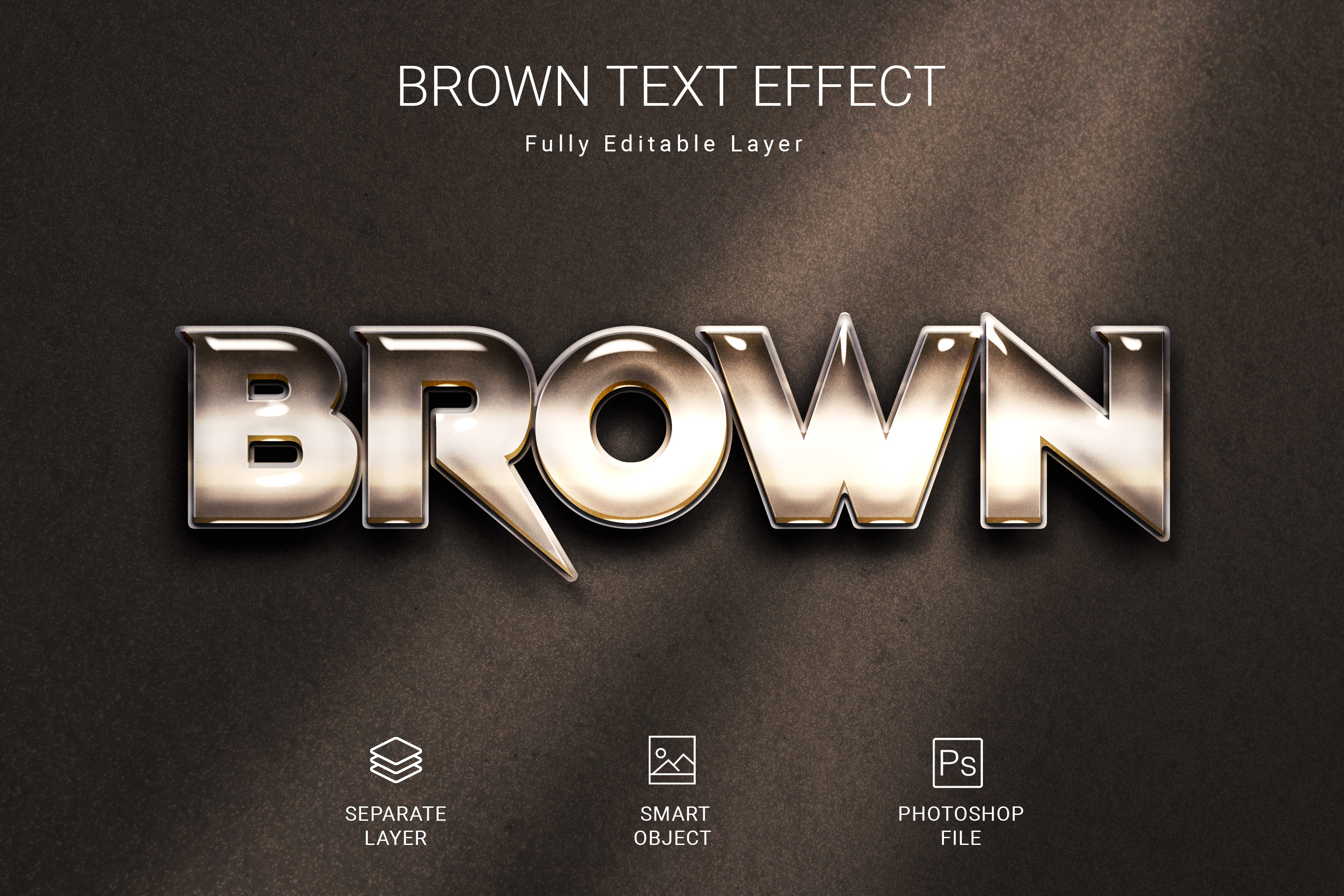 Brown Psd Text Style Effect, a Layer Style Add-On by zahidhossainalif