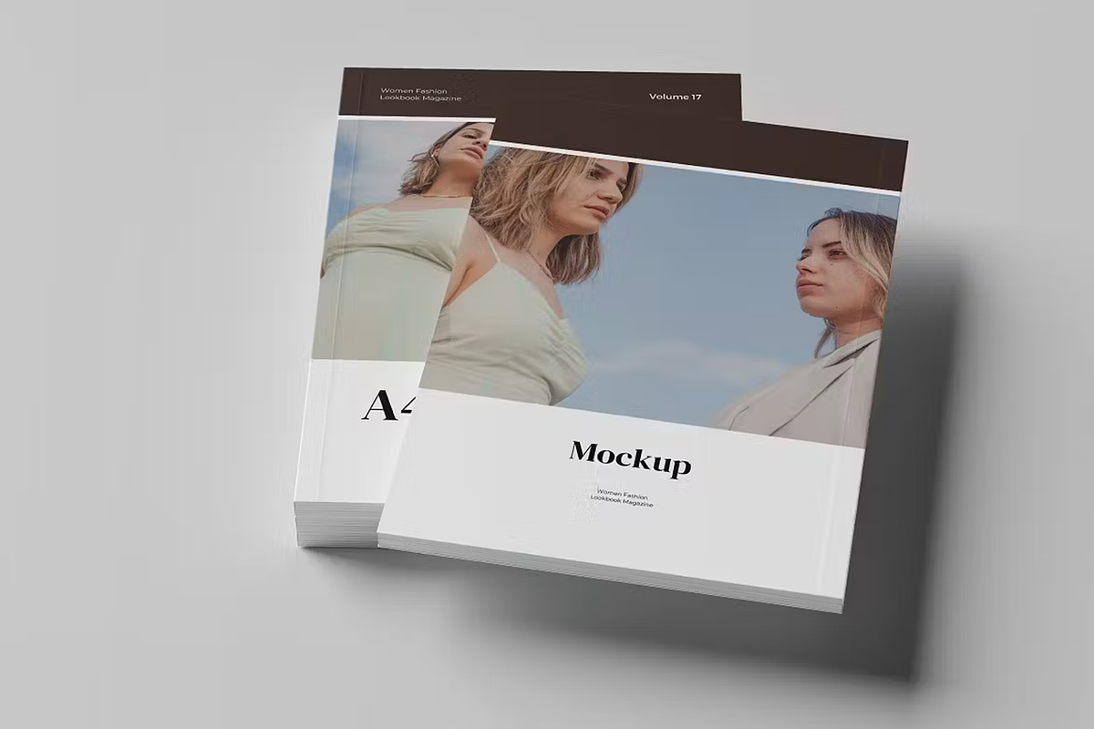 A4 Magazine Mockup Set