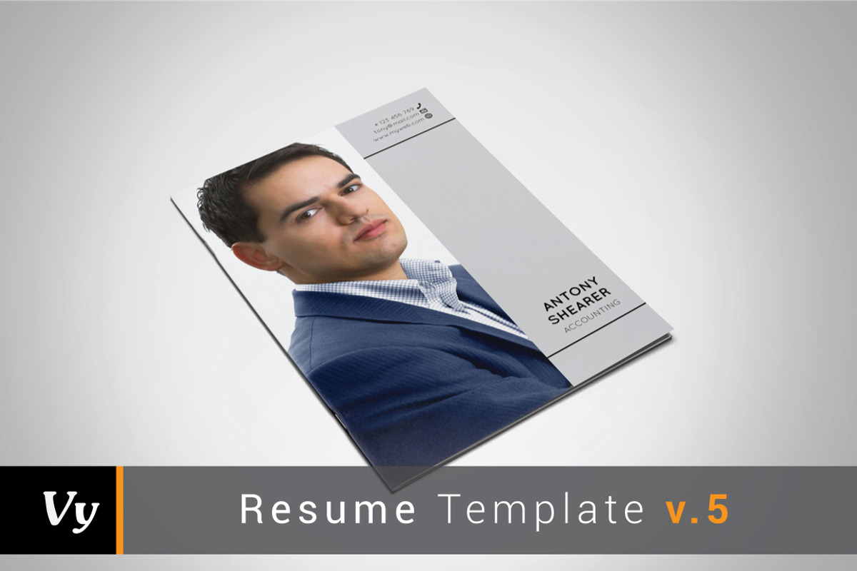 Booklet Resume Template, a Resume Template by voryu