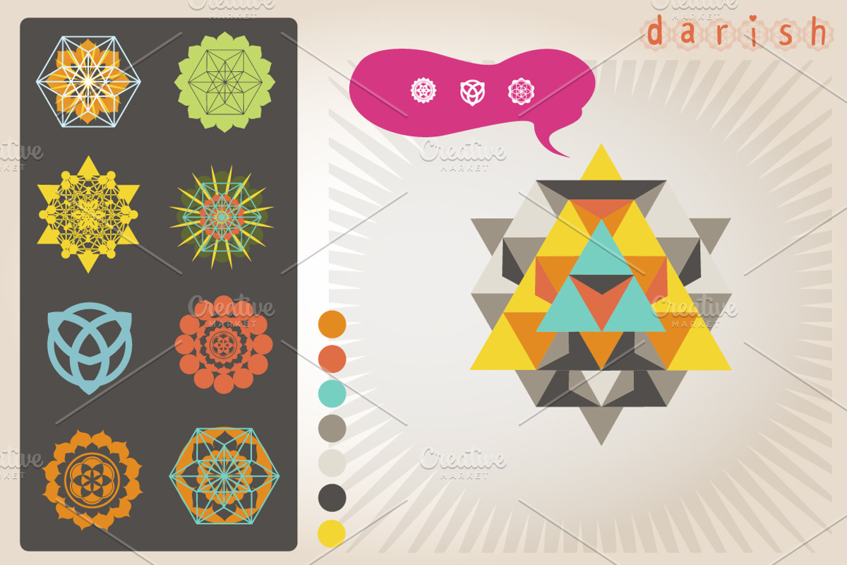 20 esoteric designs, an Illustration by Alena