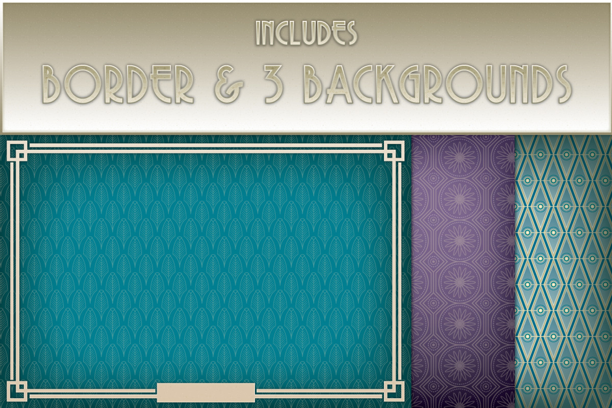 Art Deco Styles, a Layer Style Add-On by The Artifex Forge
