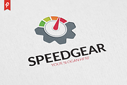 Speed Gear Logo, a Branding & Logo Template by ft.studio