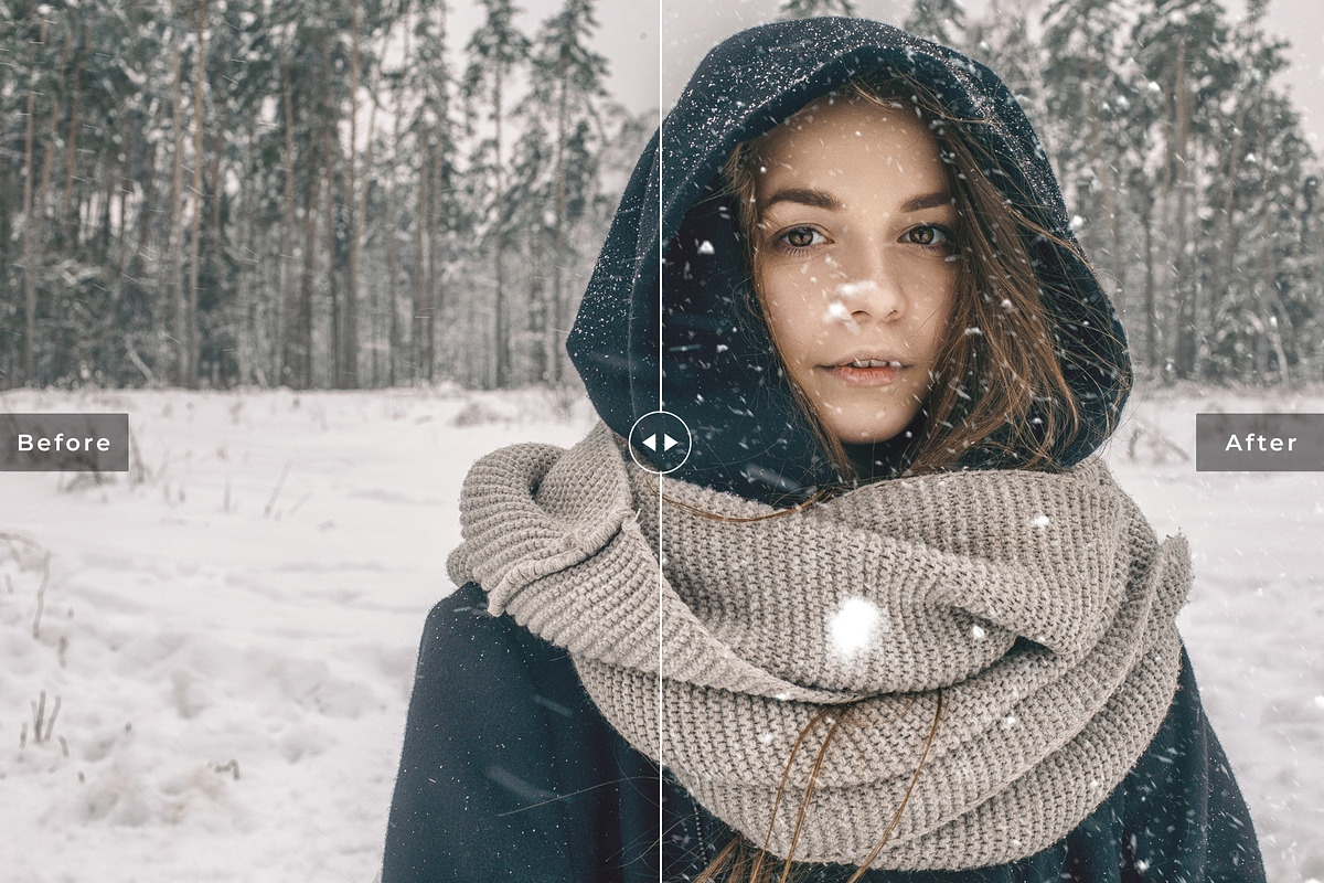 25 Snow Photoshop Overlays, a Texture Graphic by Creativetacos