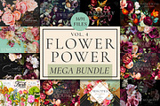 Flower Power Mega Bundle Vol 4, an Object Graphic by Eclectic Anthology