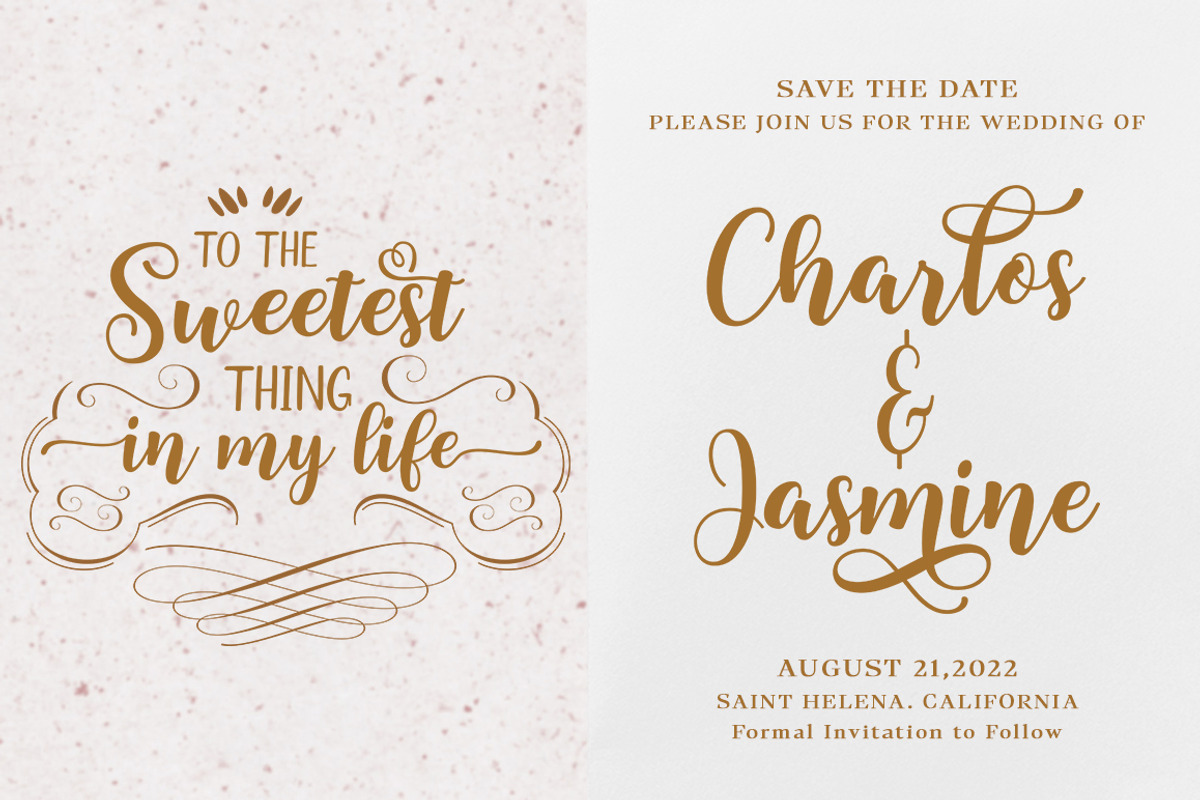 Hello Besthan Font Duo, a Script Font by Alpha Bento