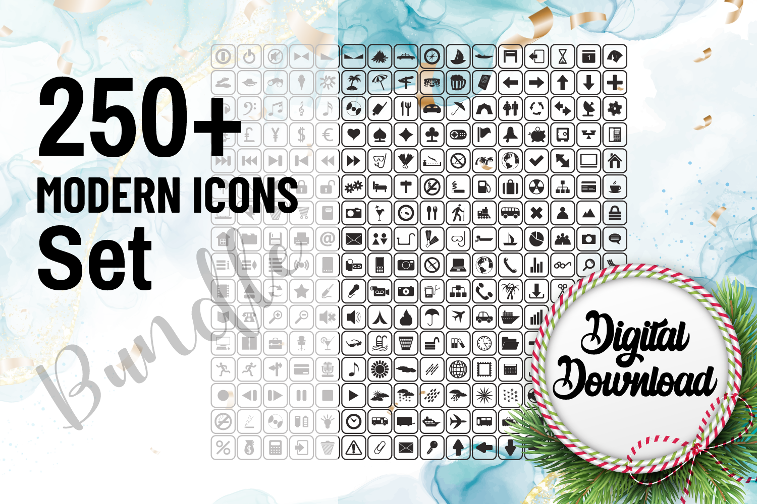 Mega Icons Svg Bundle, an Icon by Graphics Wizard