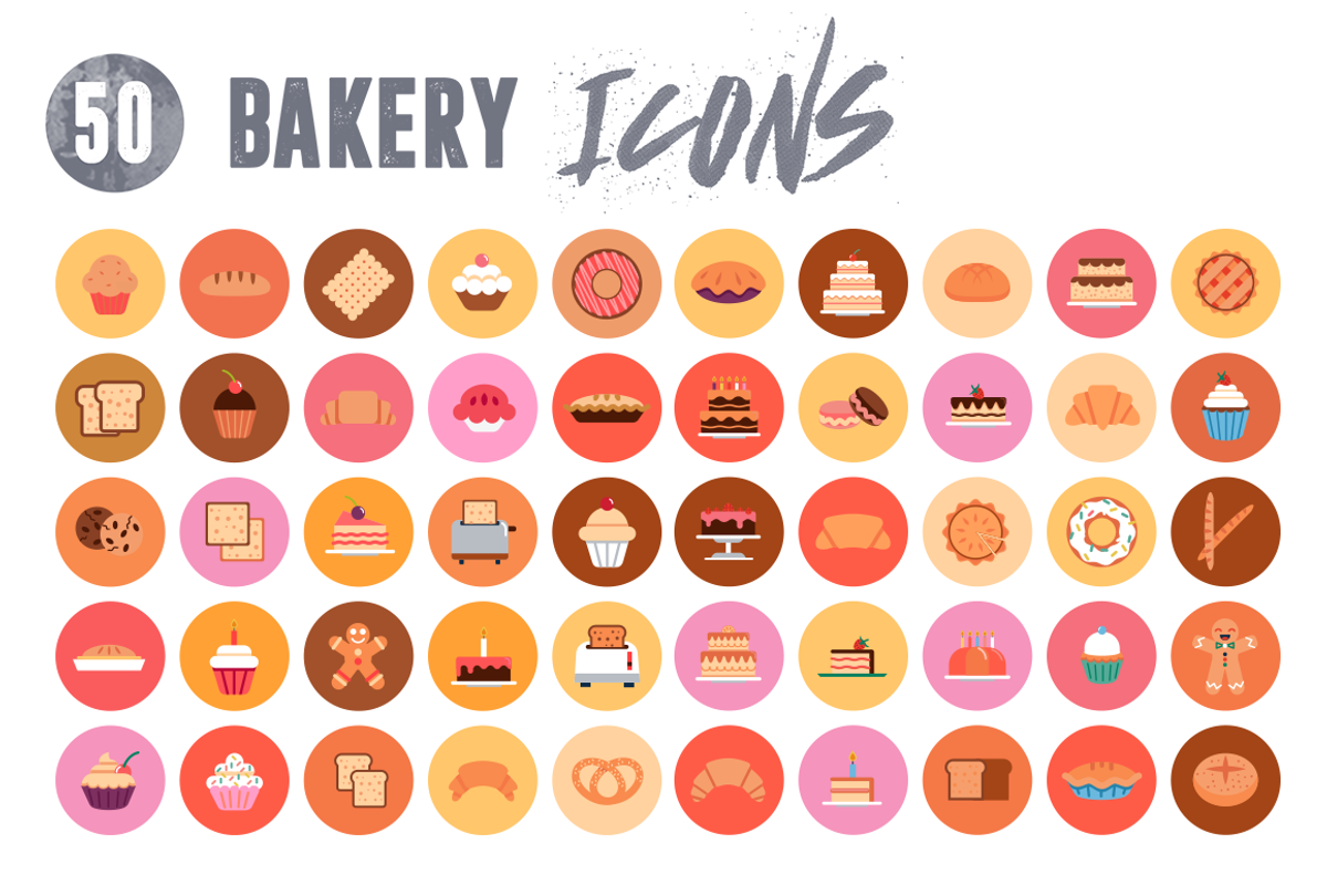 Bakery Icons | Download SVG, PNG, EPS Icons