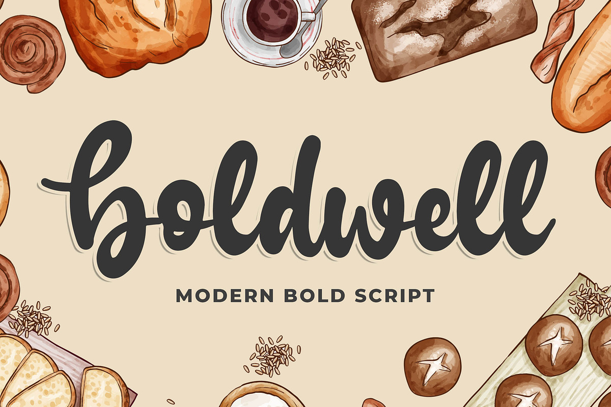 Bold Script Font Bundle, a Script Font by Blankids Studio