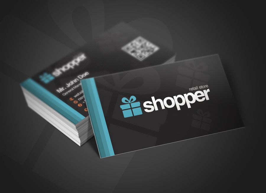 Shopper Business Card, a Business Card Template by Rafael Oliveira