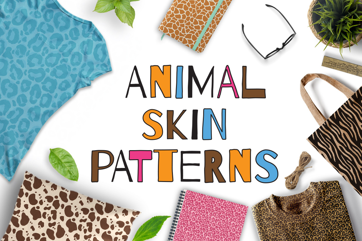 Animal skin digital paper, a Graphic by Marshot