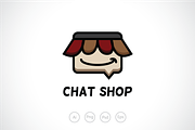 Chat Shop Logo Template | Branding & Logo Templates ~ Creative Market