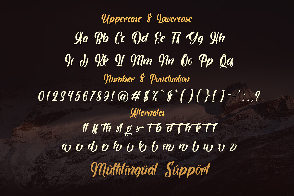 Brogads - Bold Script Retro Font, a Script Font by StringLabs