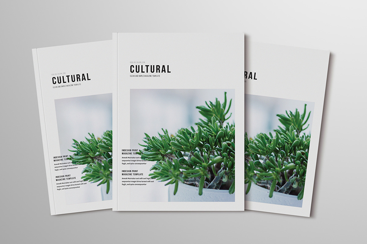 Cultural Magazine, a Magazine Template by MA-KING_ART