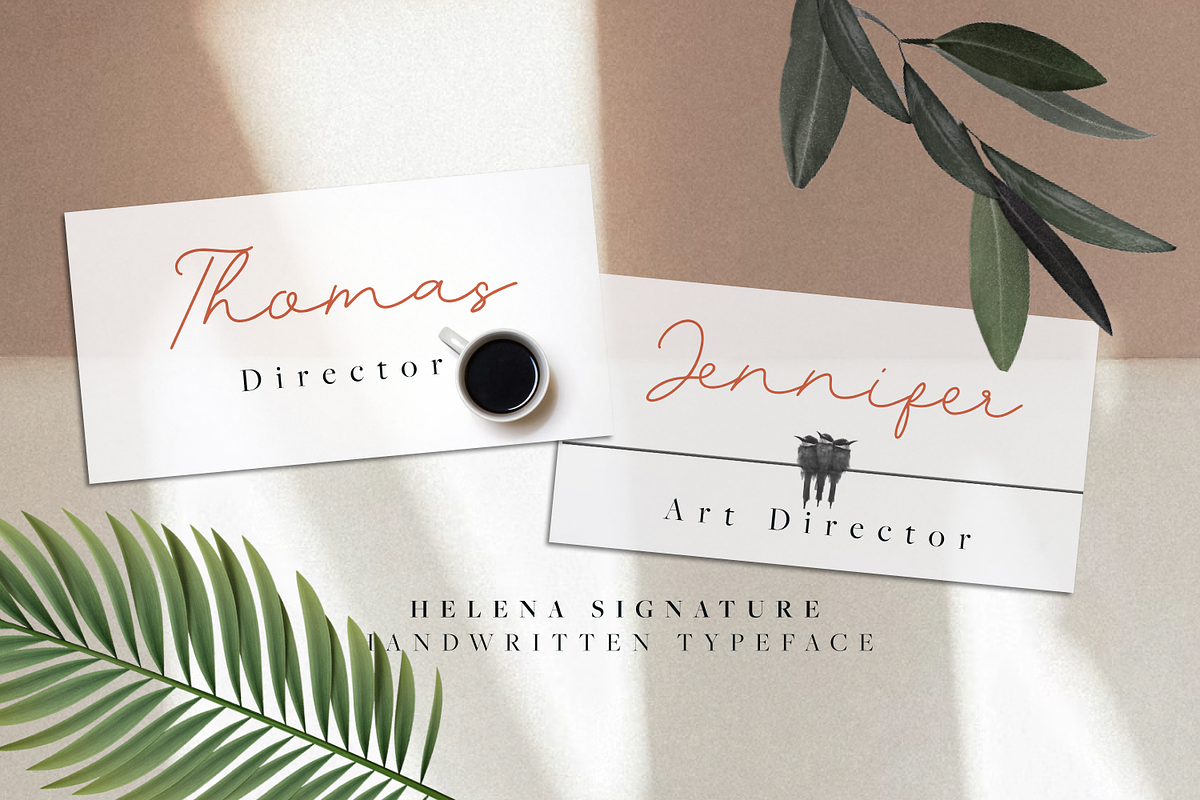 Helena Signature Business Font