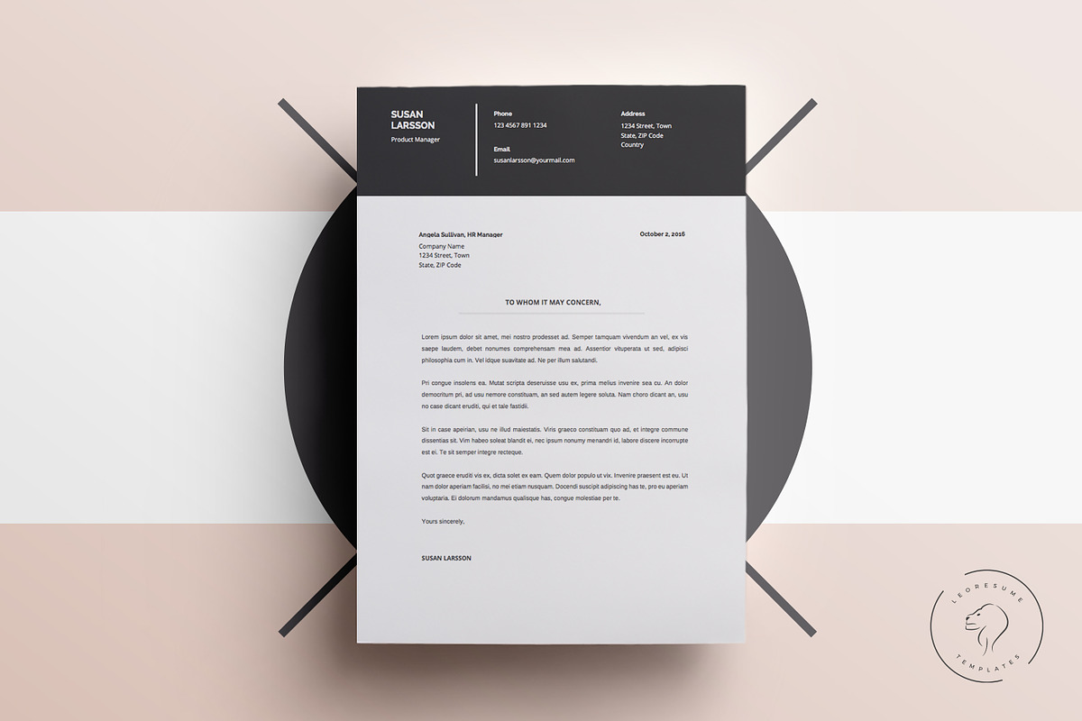 Resume, Cover Letter and References, a Resume Template by Leo Resume