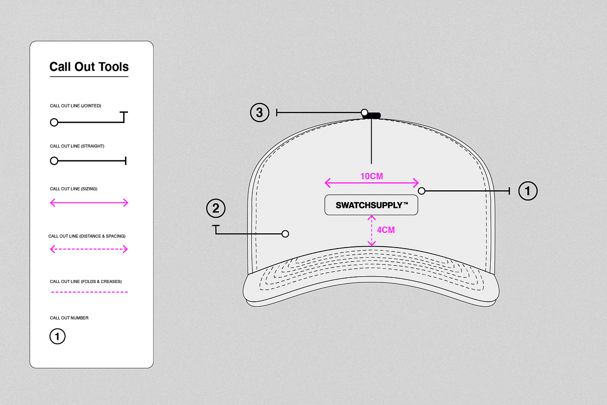 Tech Pack Builder Apparel Templates, a Shirt Mockup by Swatch Supply