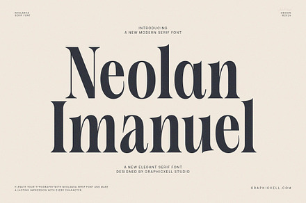 Talesha Font Family, a Serif Font by Seniors