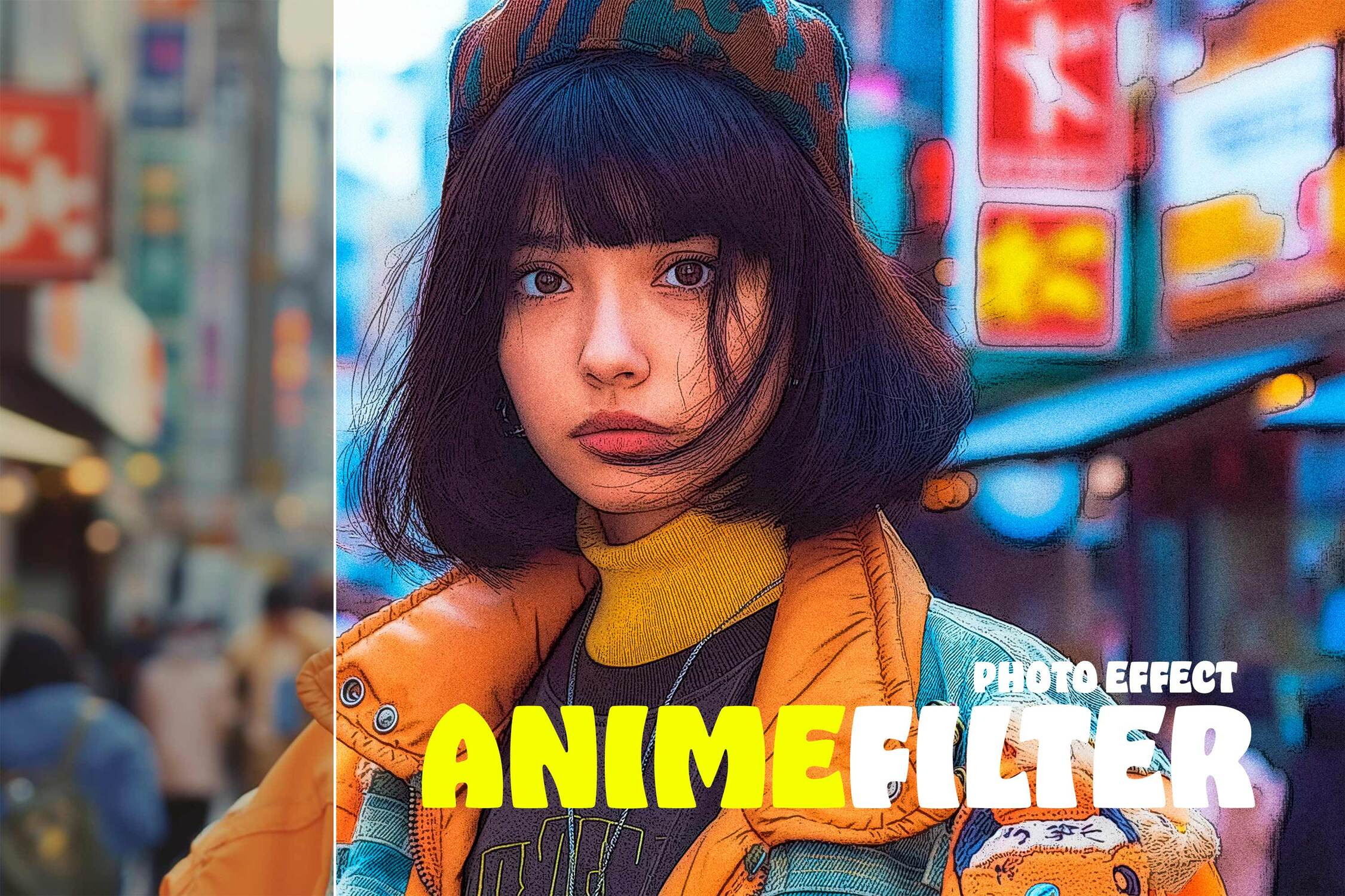 Anime Filter Photo Effect, a Layer Style Add-On by Design Squad